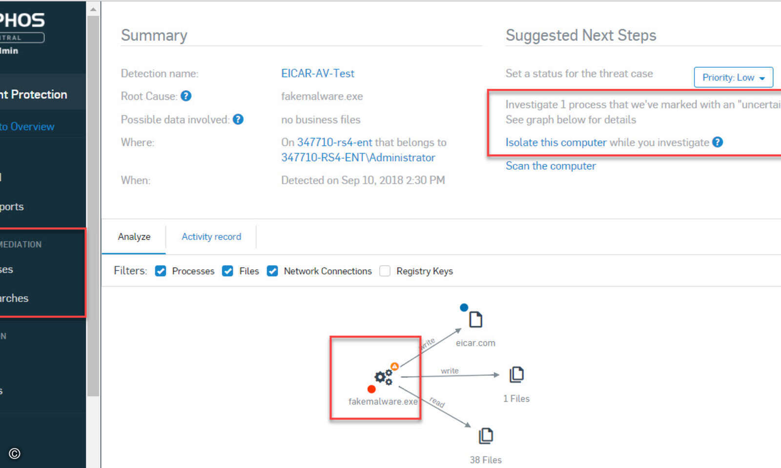 Sophos Intercept X Advanced im Test - connect-professional